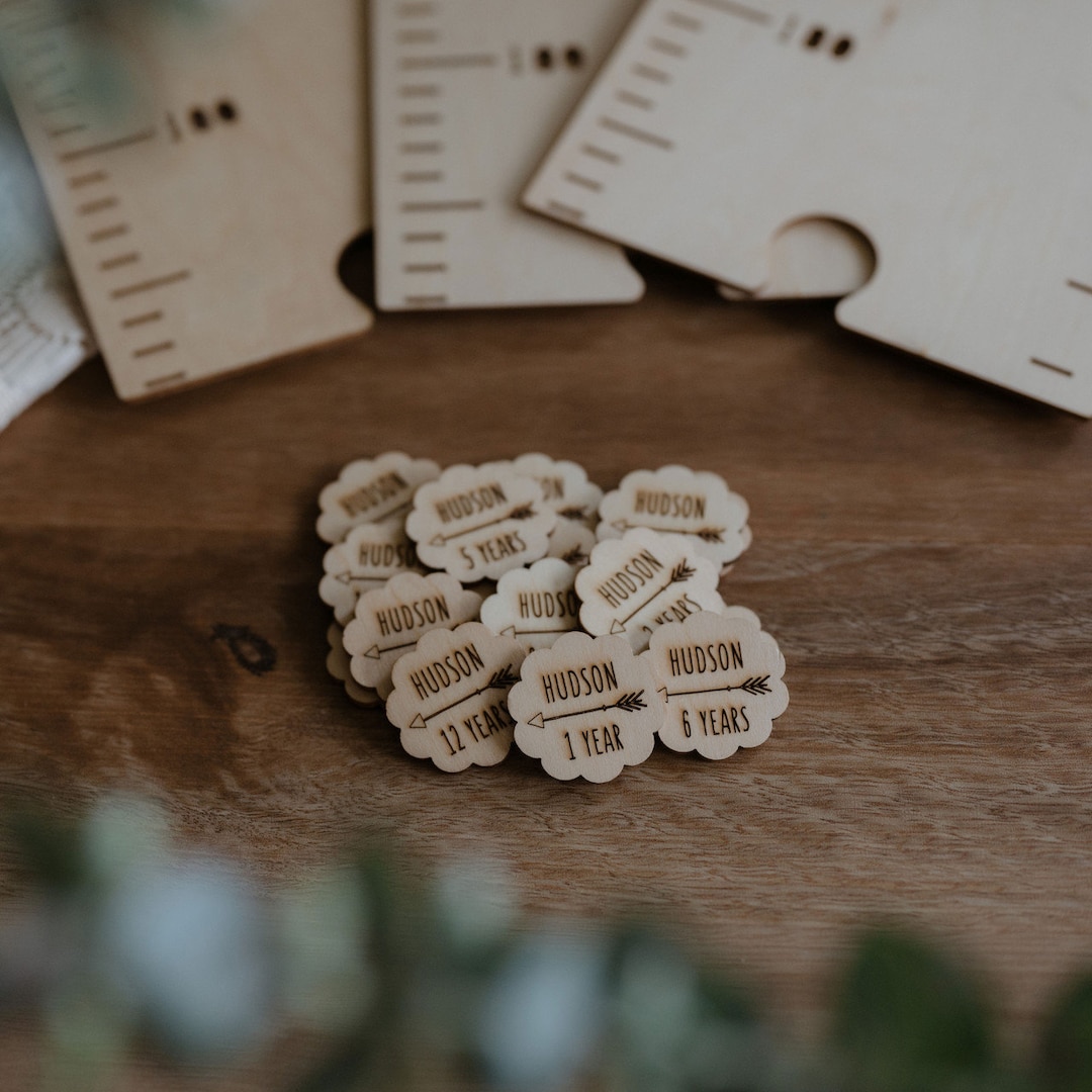 Height Chart Markers Scallop - Etsy