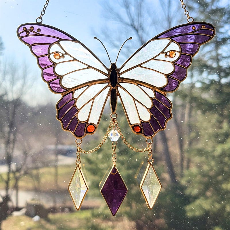 Butterfly Suncatcher - Etsy