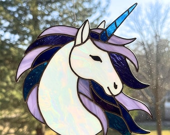 Donkey Stained Glass Pattern, Cute Donkey Stained Glass Suncatcher, DIY ...