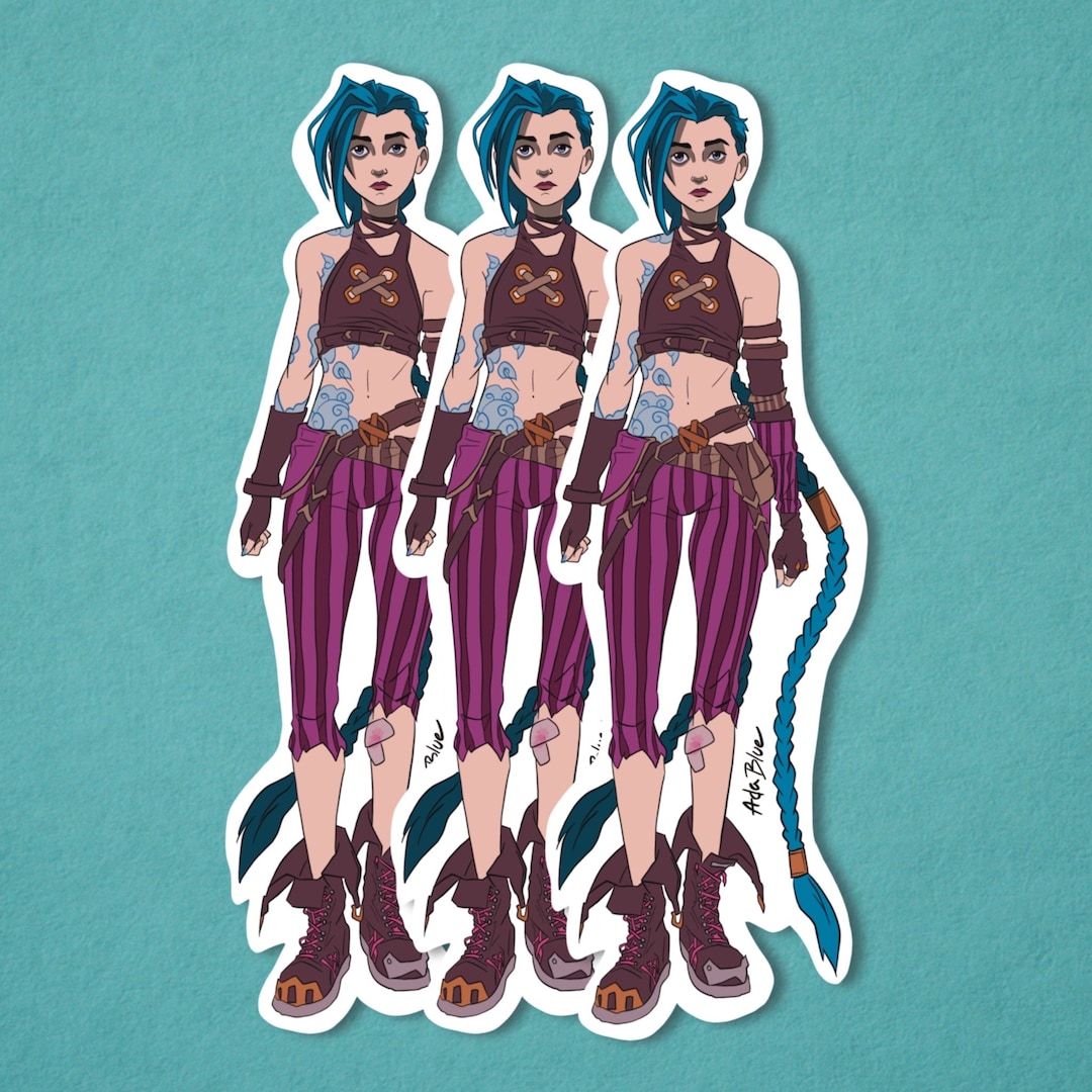 Jinx Figure Sticker - Etsy