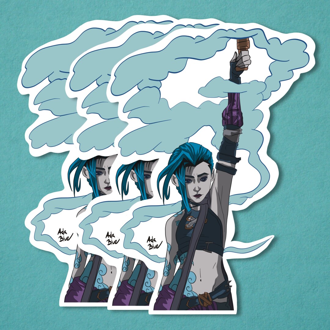Jinx and the Flare. Sticker - Etsy