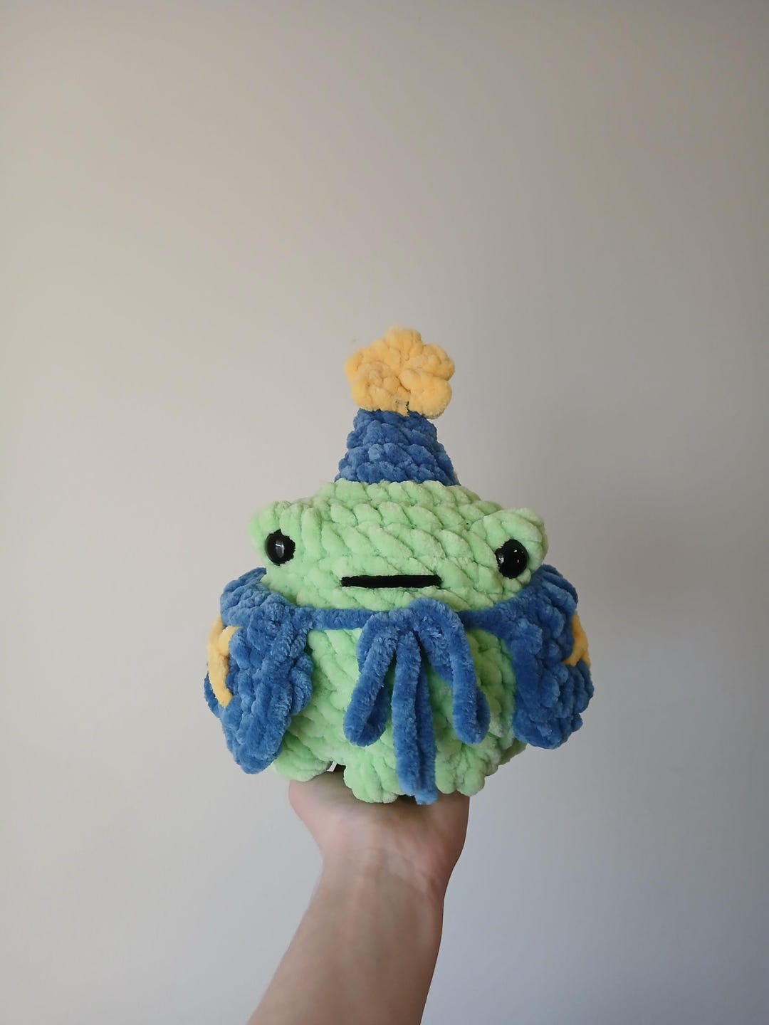 Jumbo Mega Wizard Frog Crochet Plush - Etsy