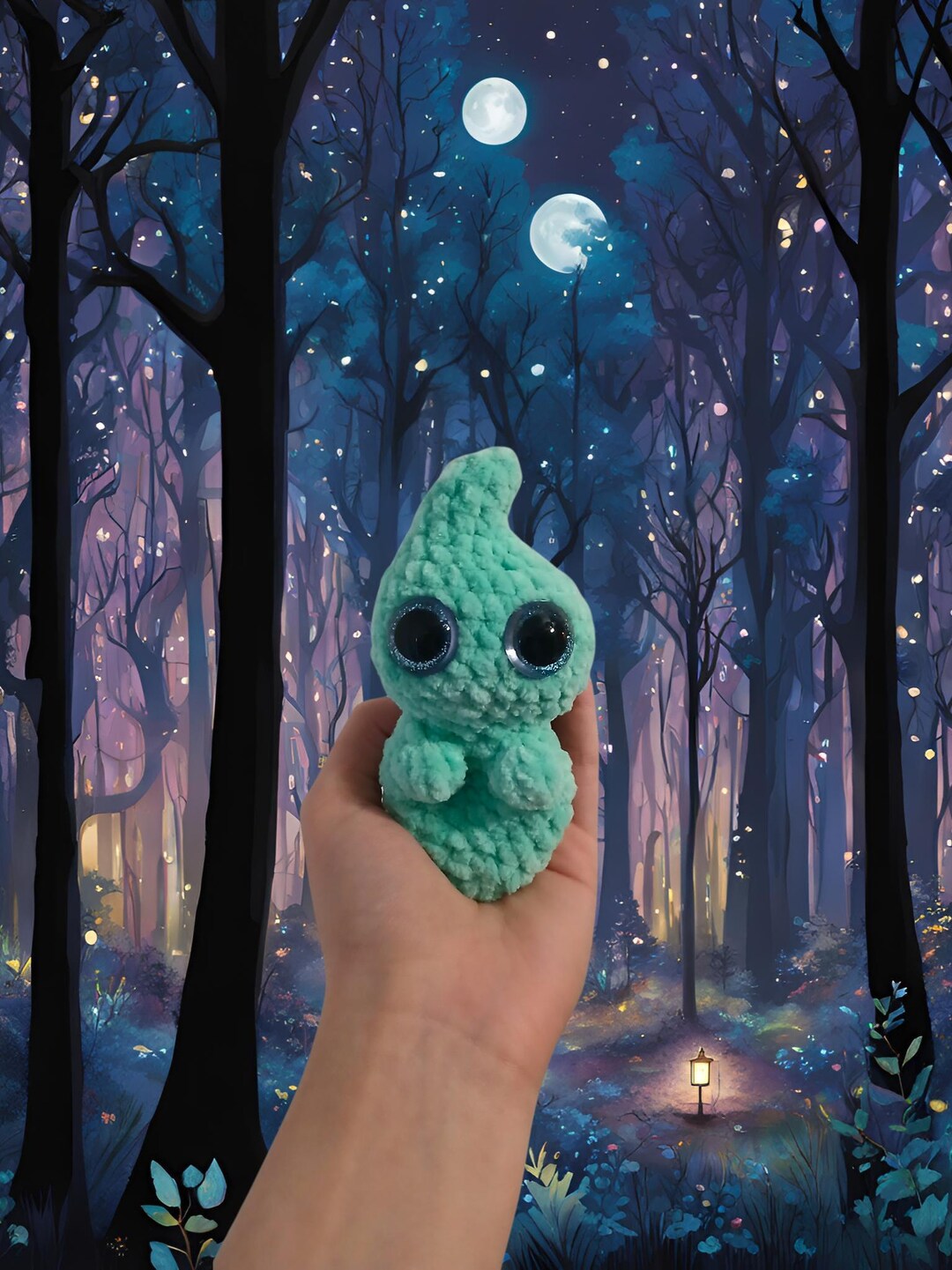 Cute Willow the Wisp Spirit Crochet Plush - Etsy