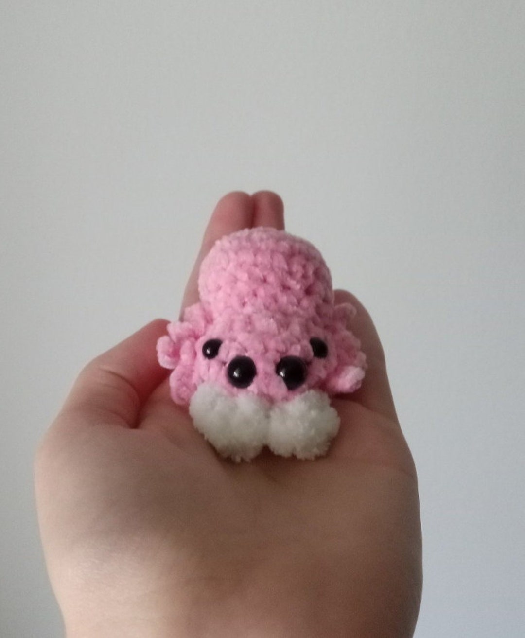 Cute Pink Spider Plush, Handmade Small Crochet Halloween Decor - Etsy