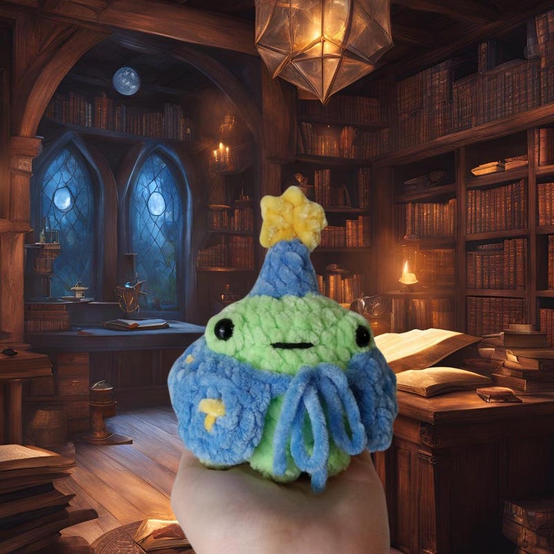 Wizard Frog - Etsy
