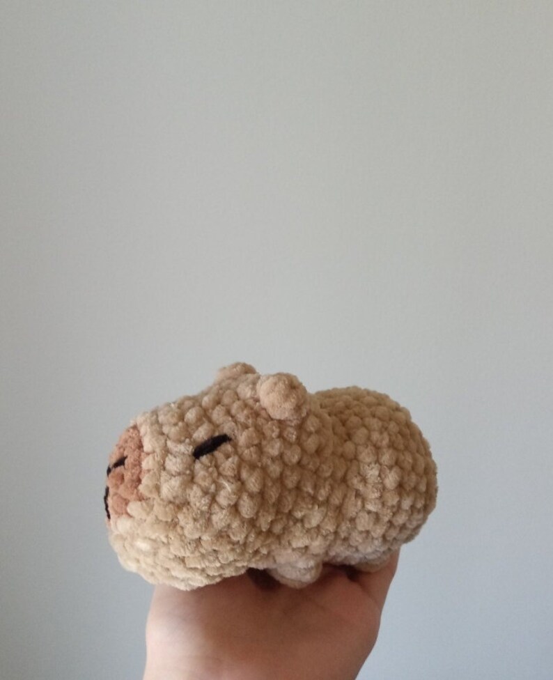 Baby Capybara Crochet Plush - Etsy