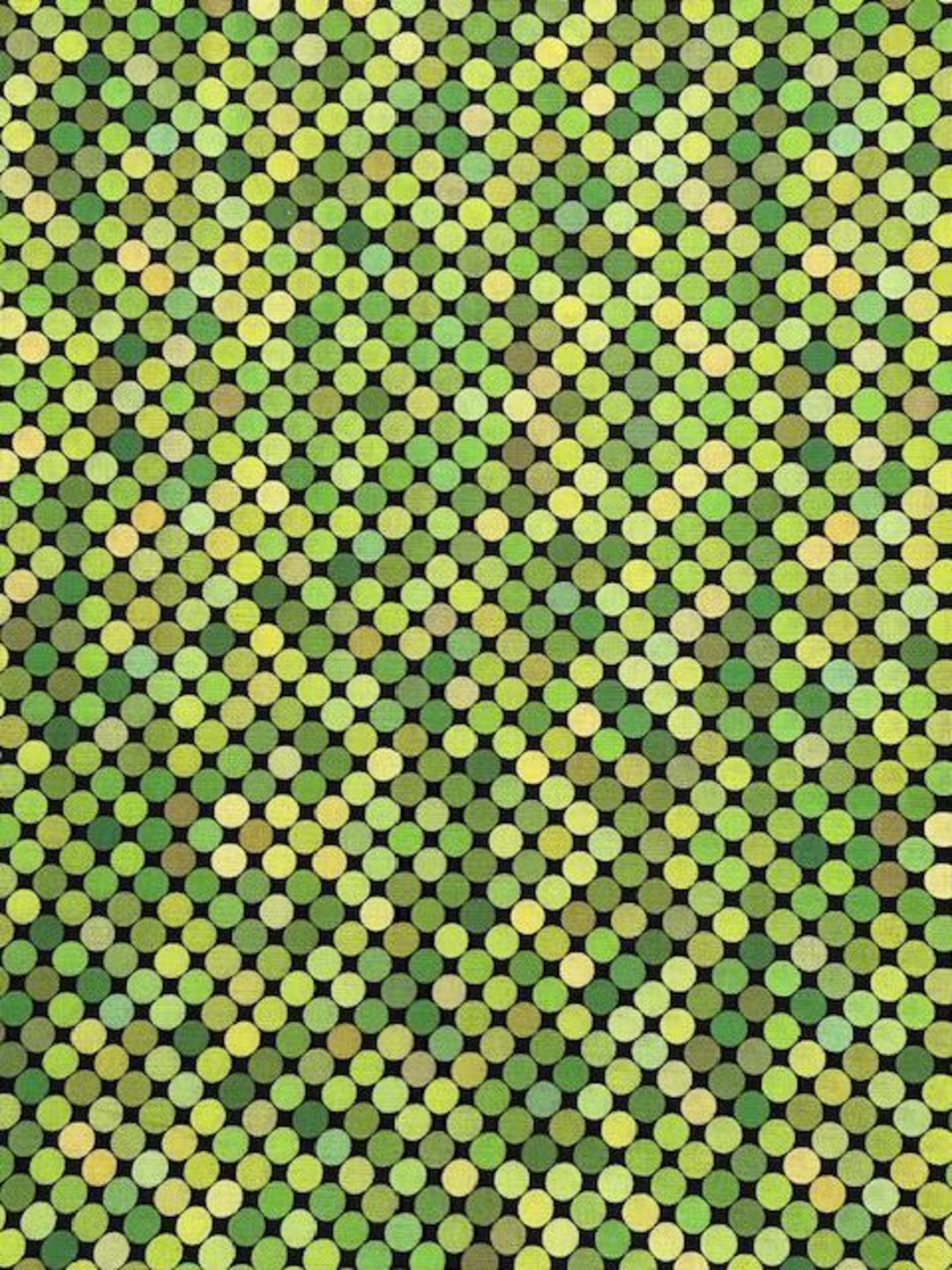 Colorful Dots in Lime From in the Beginning - BTY - Etsy