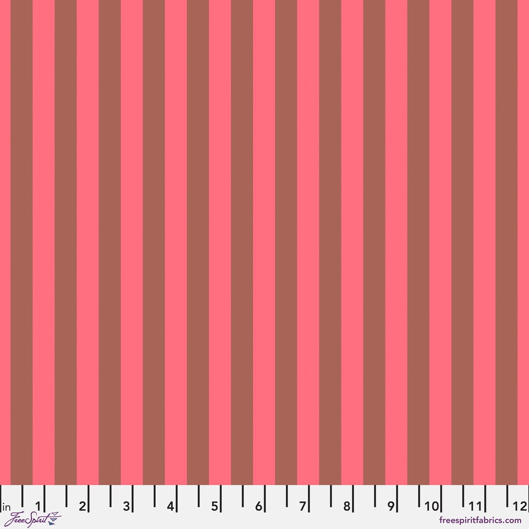 Tent Stripes in Nova (neon Pink) From Tula Pink's Everglow Collection ...