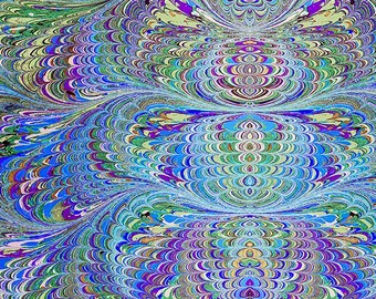 Marble Essence Como Design in Multi Colors From in the | Etsy