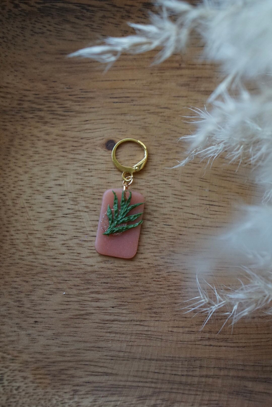 Fern Stitch Marker in Rust - Etsy