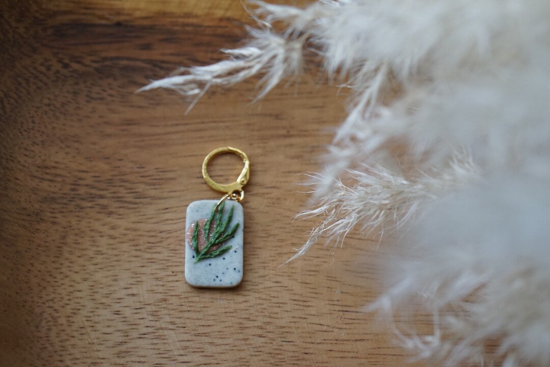Fern Stitch Marker in Concrete - Etsy