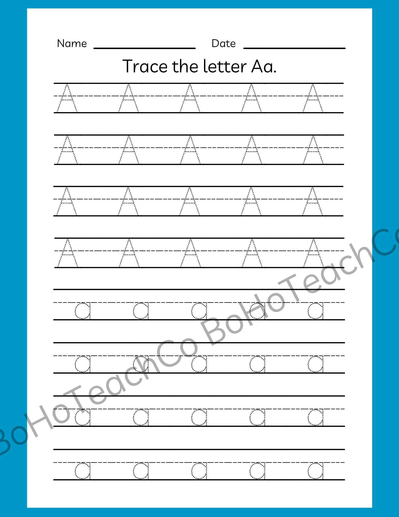 Letter of the Week Worksheets Printable, Alphabet Busy Book, Learning ...