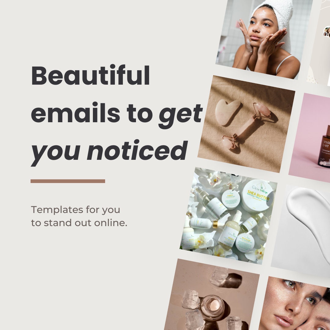 Welcome Email Sequence Template for Skincare Ecommerce Brands - Drag ...