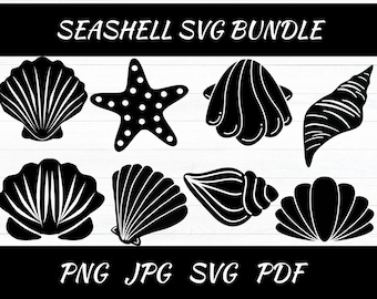 Seashell Svg. Sea Shells Svg. Ocean Svg. Shells Svg. Sea Cut Files ...