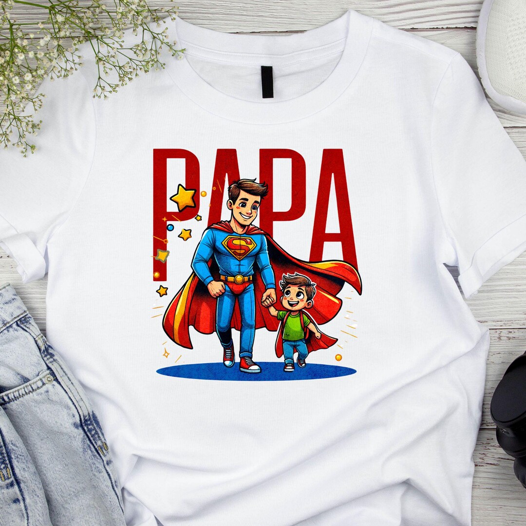 Super Dad Png: Superhero Papa Design (digital Download) - Etsy