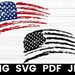 Distressed American Flag SVG: Patriotic Cut Files - Etsy