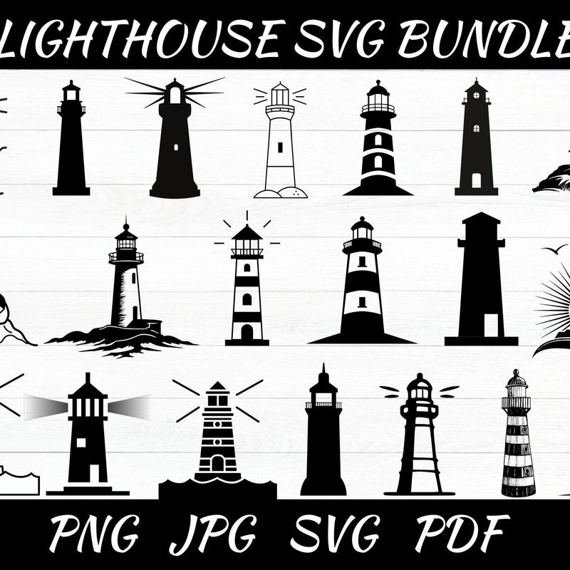 Lighthouse Svg - Etsy