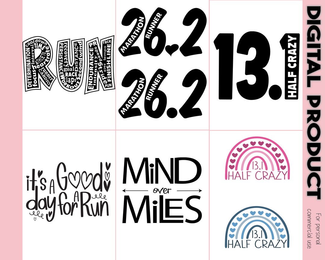 Running Svg Bundle Design Motivational Runner Quotes Inspiration ...