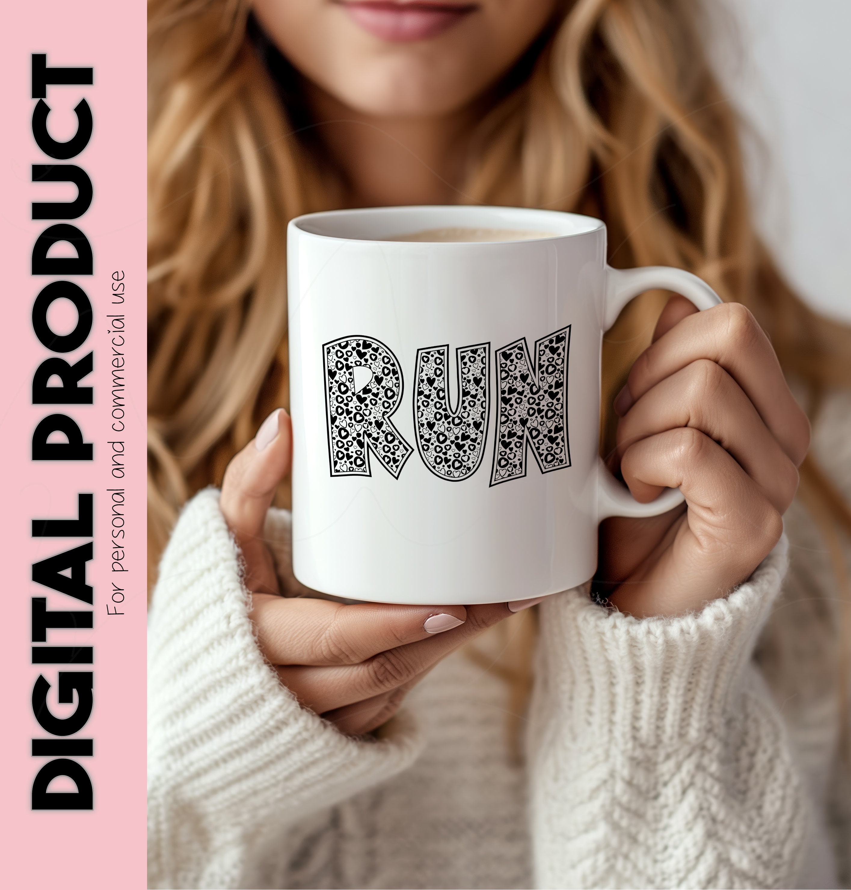 Running Svg Heart Design Cute Runner Digital File Sports Sublimation ...