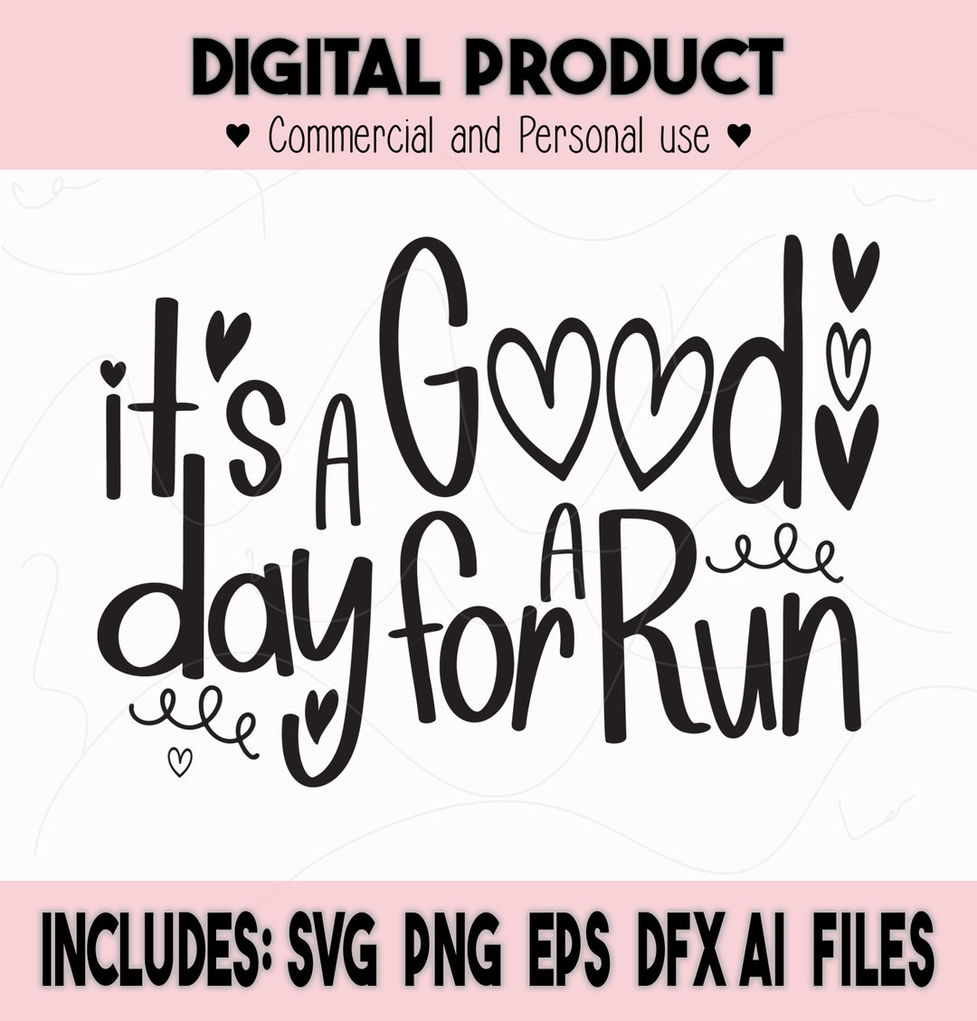 Running Svg A Good Day for a Run Design Motivational Runner Quotes ...