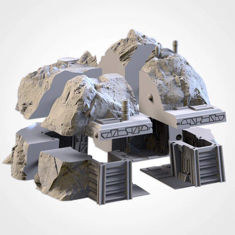 Bunkers - Choose From Bunker, Bunker With Rock, Barriers (set of 6), or ...