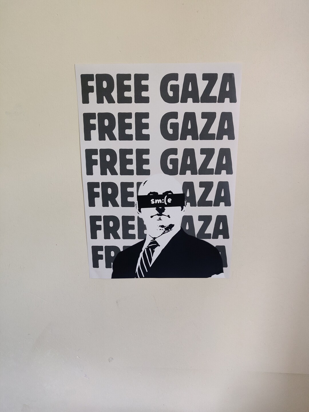 FREE GAZA A3 Poster netanyahu Version - Etsy