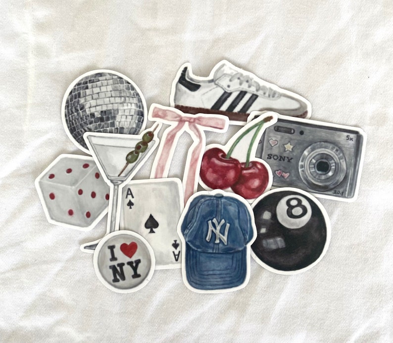 The Pinterest Girl Sticker Pack Waterproof Stickers Laptop Stickers ...