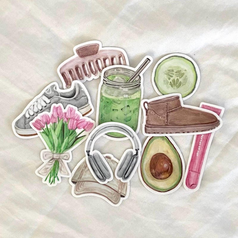 Sticker Pack Clean Girl - Etsy