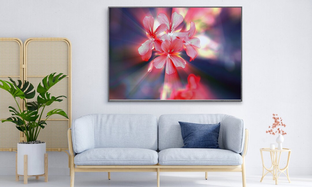 Rose Flower Wall Decor Frame - Etsy