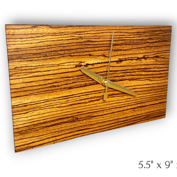 Exotic Wood Clock - Etsy