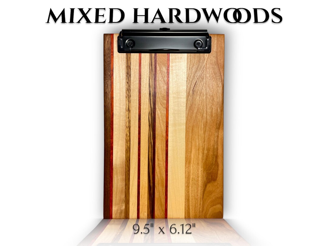 Handmade Clipboard - Mixed Hardwoods - Etsy