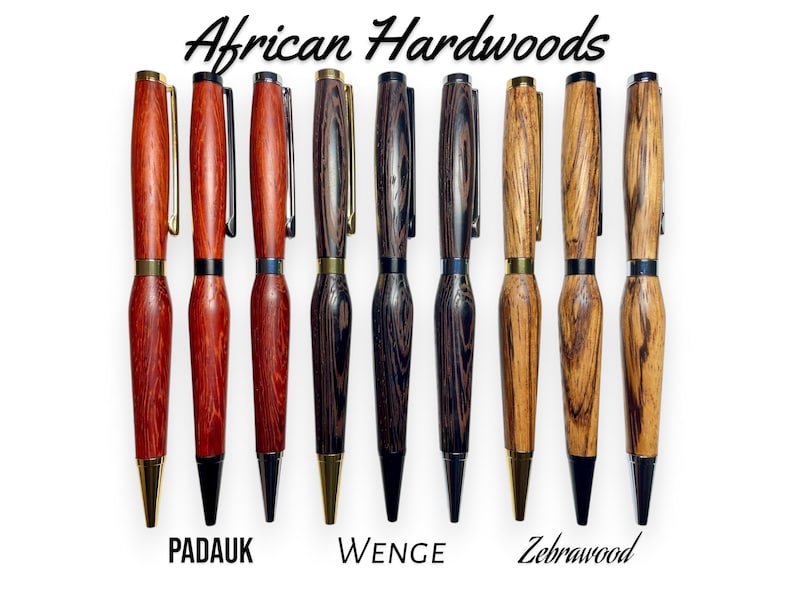 Handmade Pens | Exotic & Common Hardwoods - Etsy