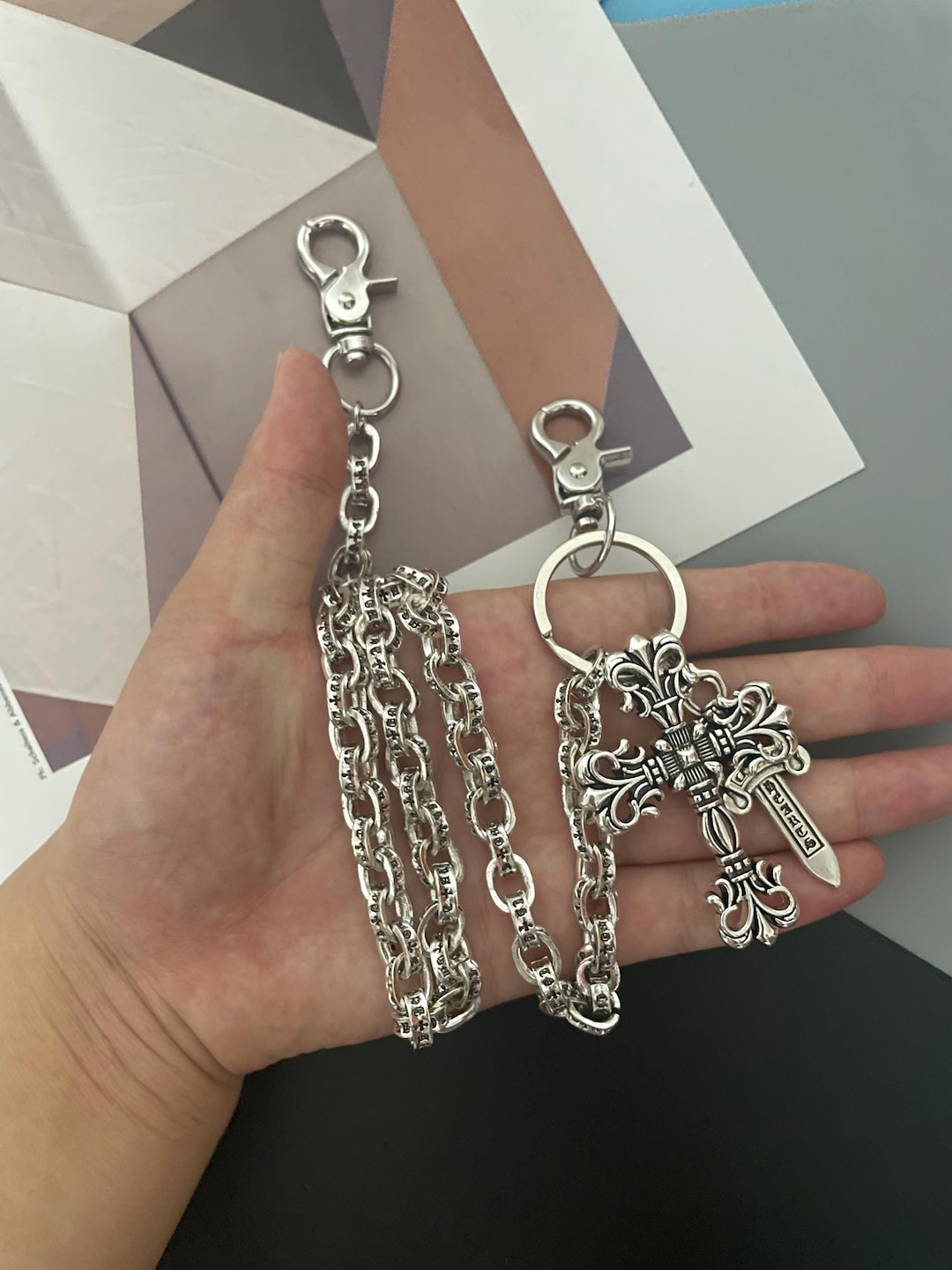 Gothic Wallet Chain,chrome Hearts Dice Wallet Chain,cute Wallet Chain ...