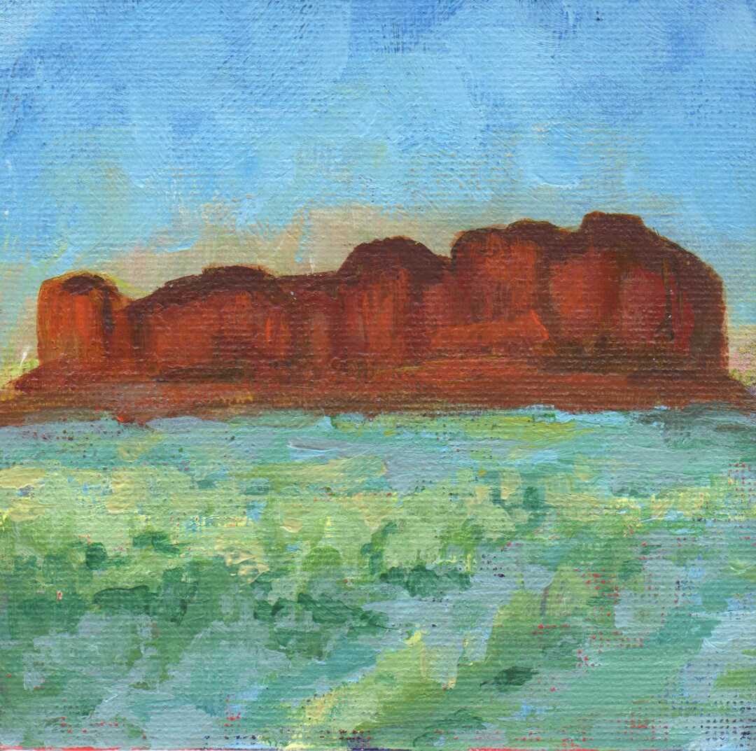 Fort Rock Oregon Original One of a Kind Acrylic Painting - Etsy