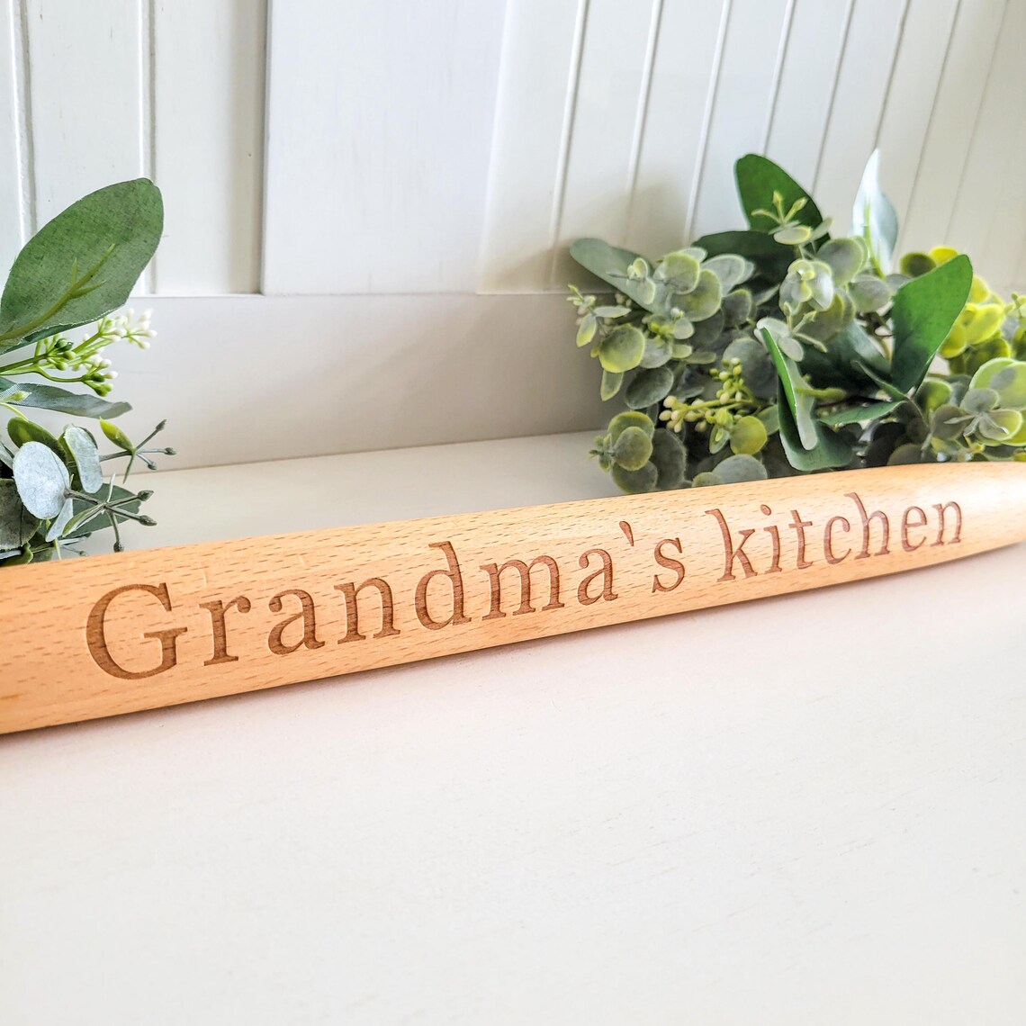 Personalized Wood Rolling Pin: Engraved French Baker's Tool - Etsy