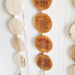 Scripture Sign. Set of 4 Wooden Plaques. Personalized Wooden Plaques ...
