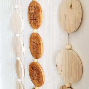 Scripture Sign. Set of 4 Wooden Plaques. Personalized Wooden Plaques ...