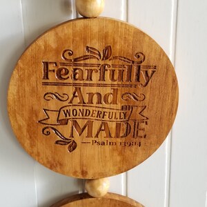 Scripture Sign. Set of 4 Wooden Plaques. Personalized Wooden Plaques ...