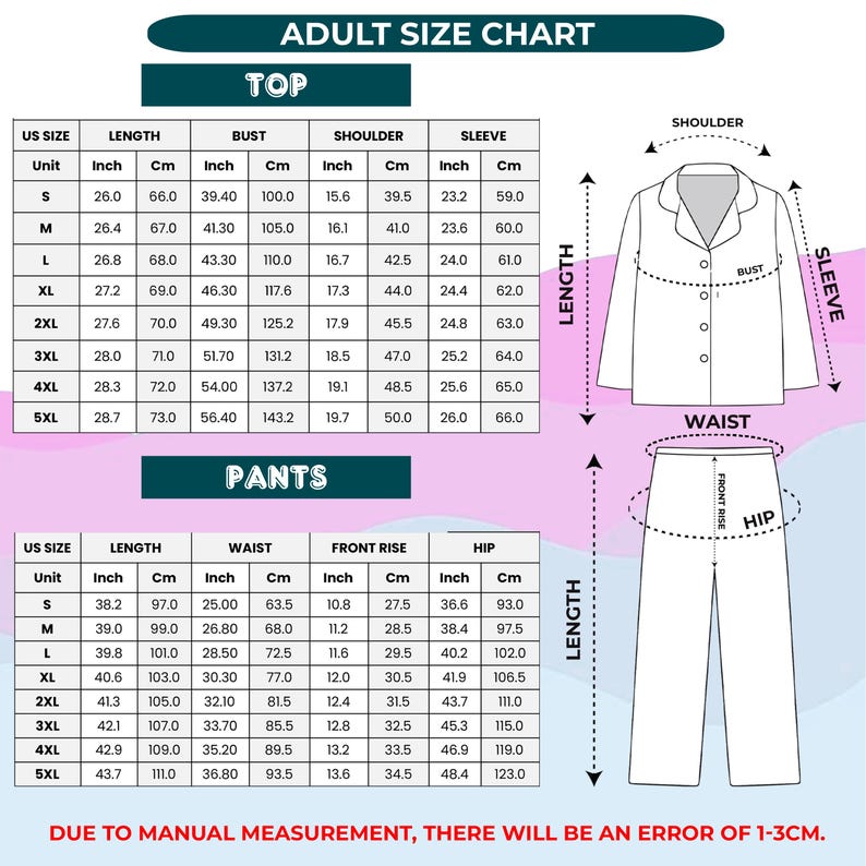 Bubble Hearts Satin Pajamas, Mommy and Me Matching Set, Sparkle Bow ...