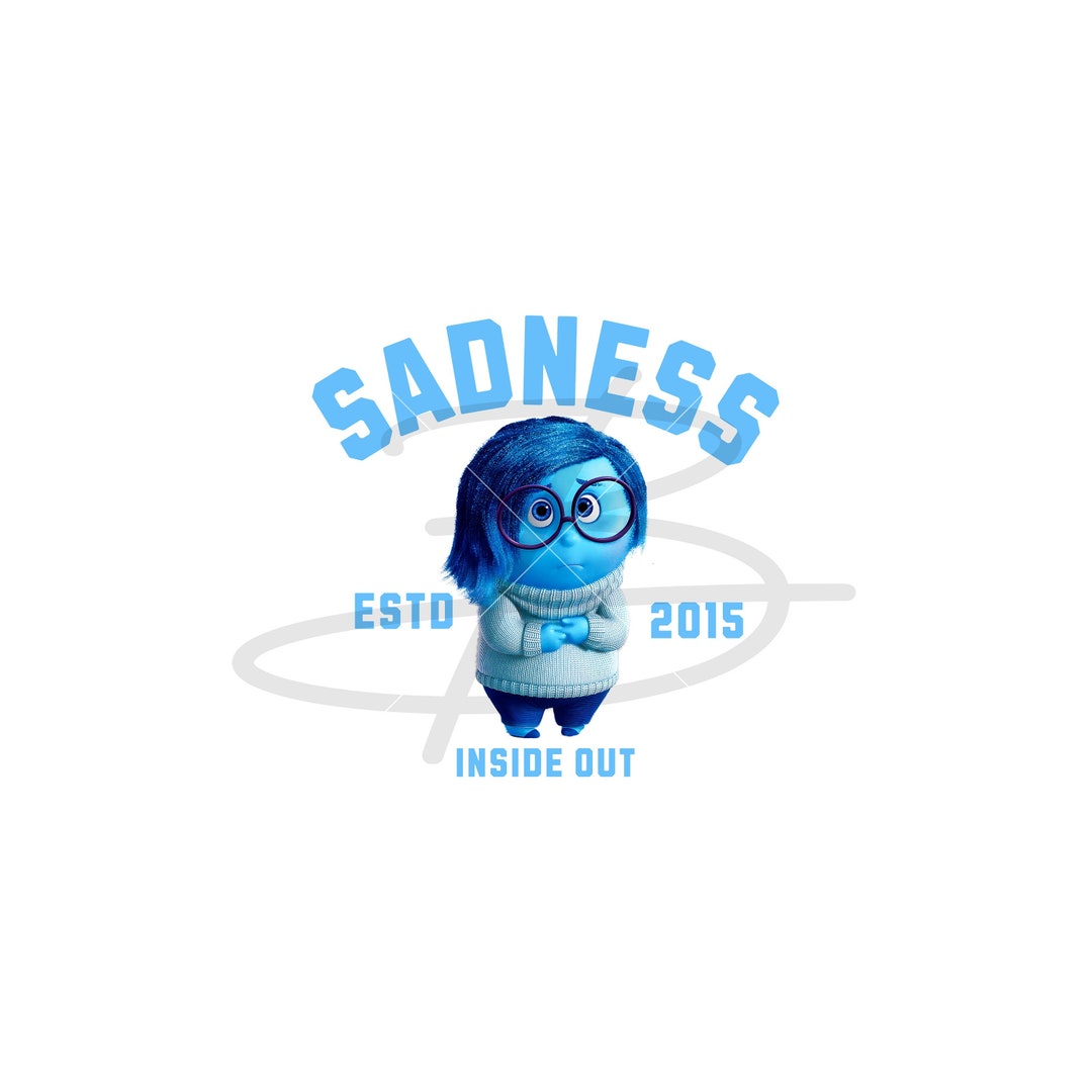 Inside Out SADNESS PNG - Etsy UK