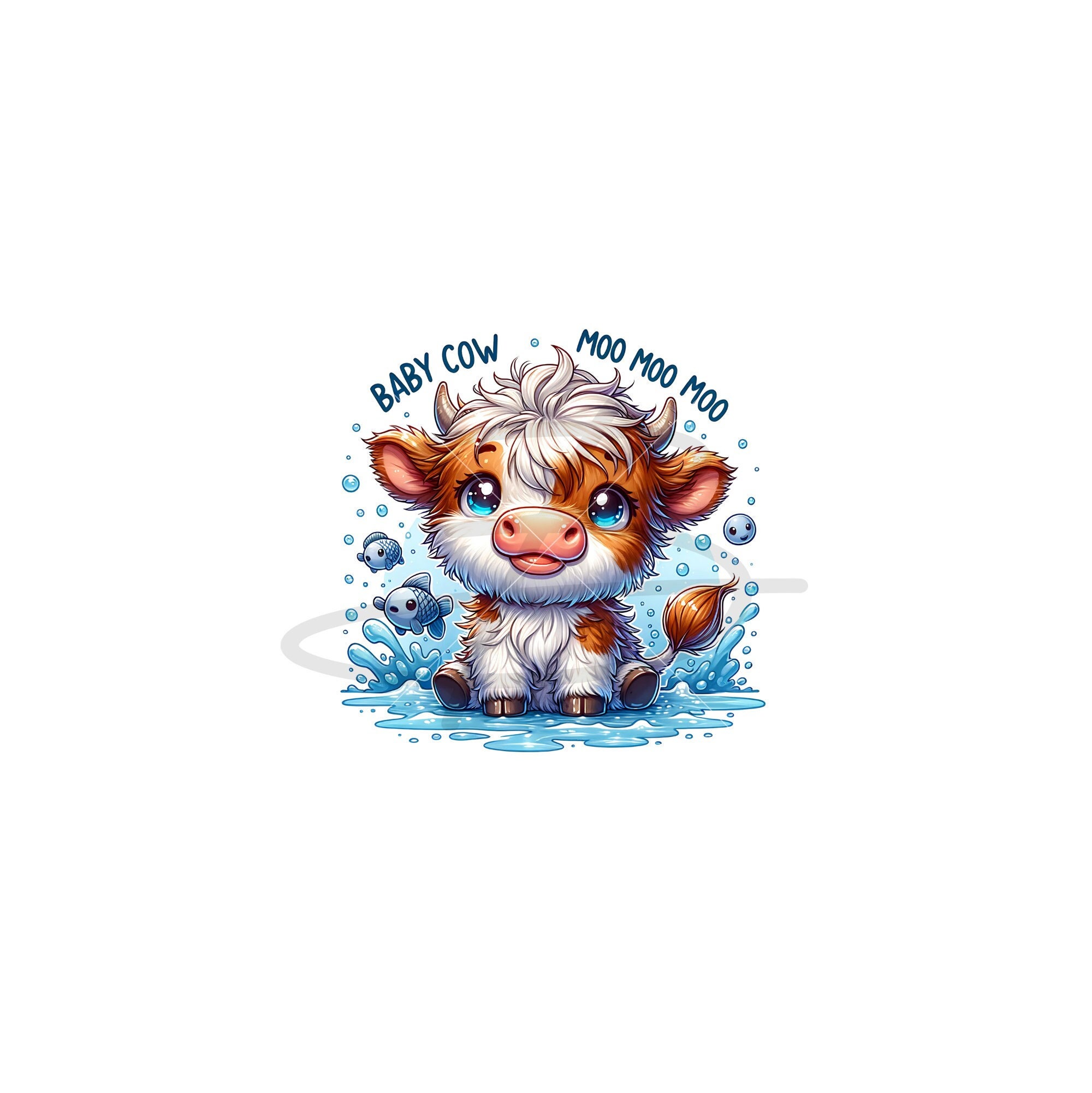 Baby Cow Moo Moo Moo PNG - Etsy