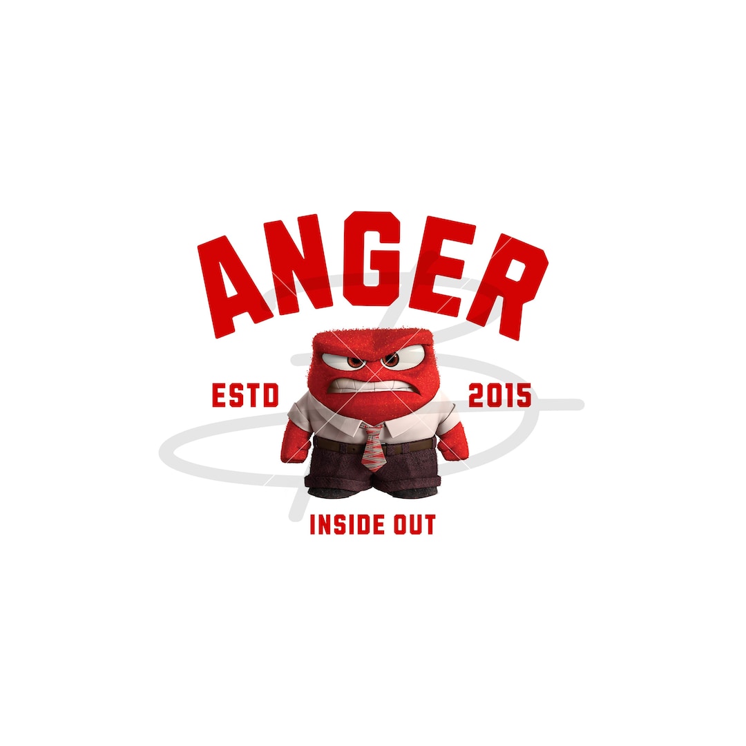 Inside Out ANGER PNG - Etsy