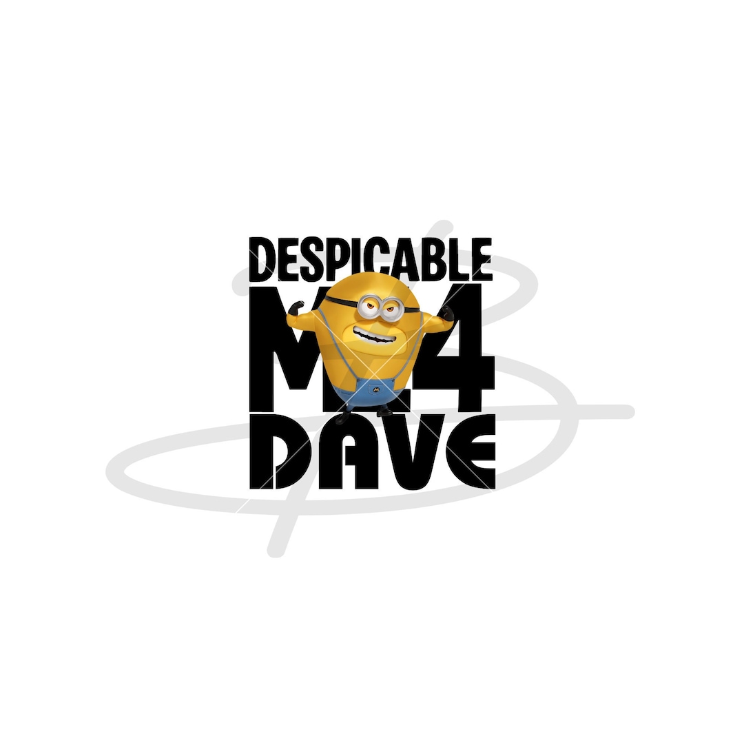 Despicable Me 4 Dave PNG - Etsy