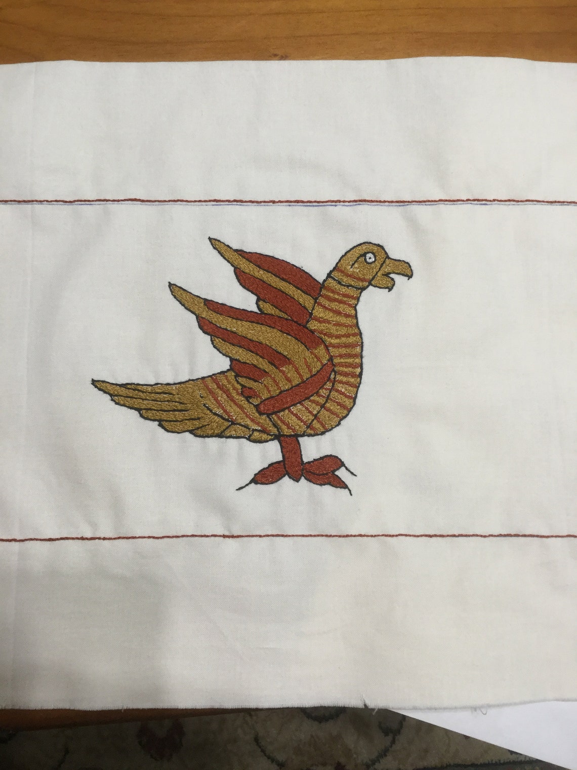 Medieval Bayeux Bird Embroidery Pattern PDF - Etsy