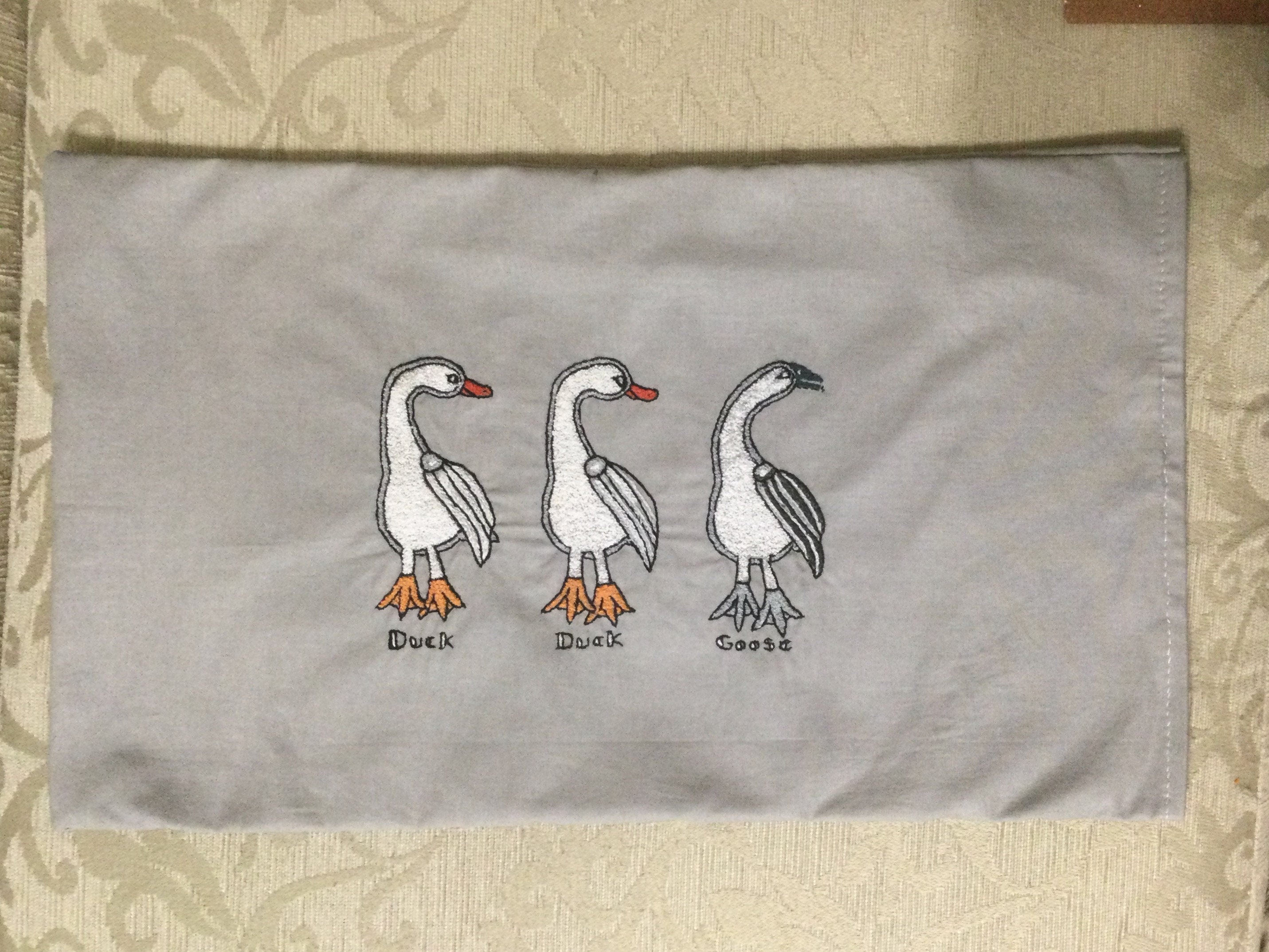 Medieval Duck Duck Goose Bird Embroidery Pattern PDF - Etsy