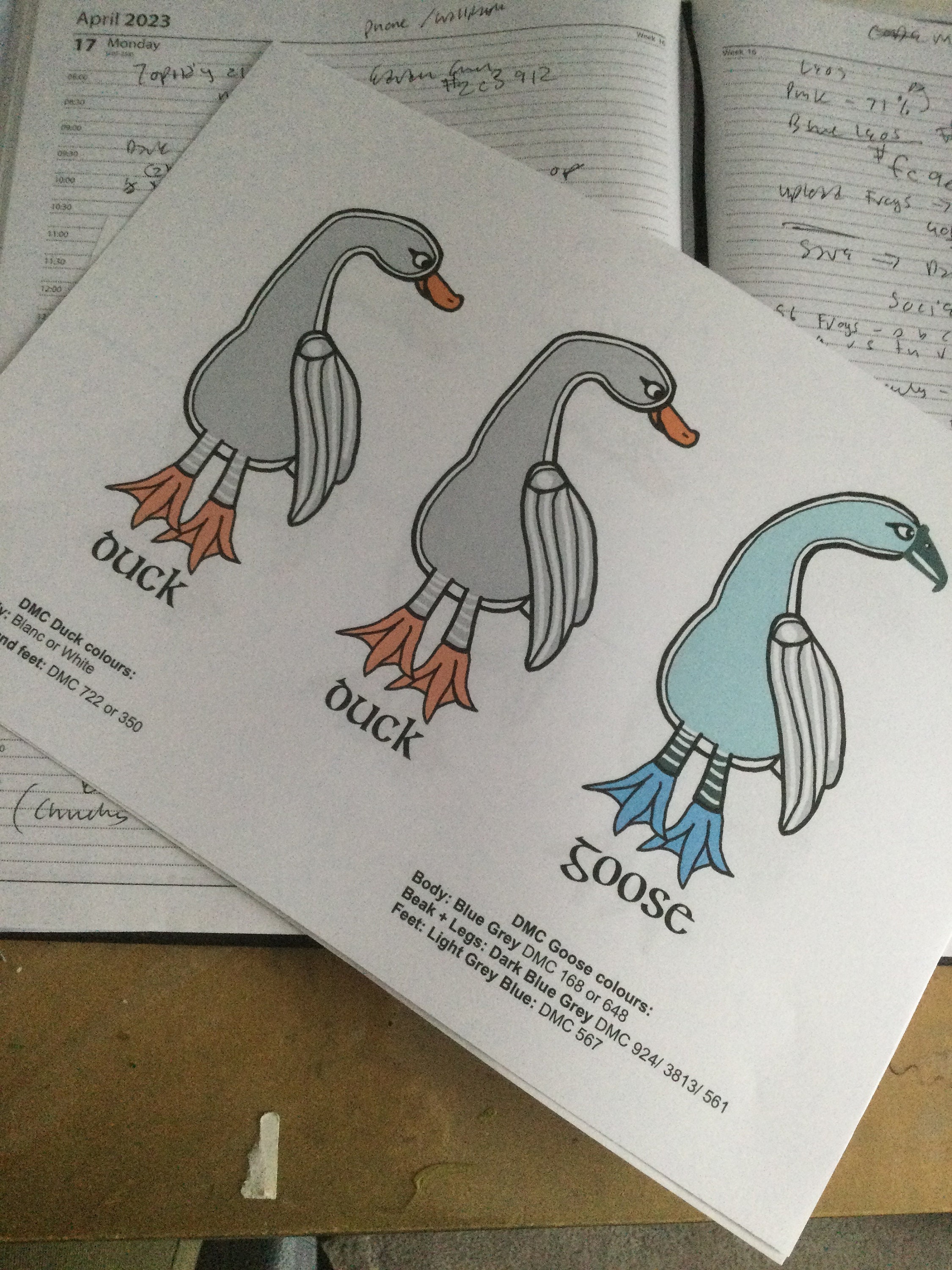 Medieval Duck Duck Goose Bird Embroidery Pattern PDF - Etsy