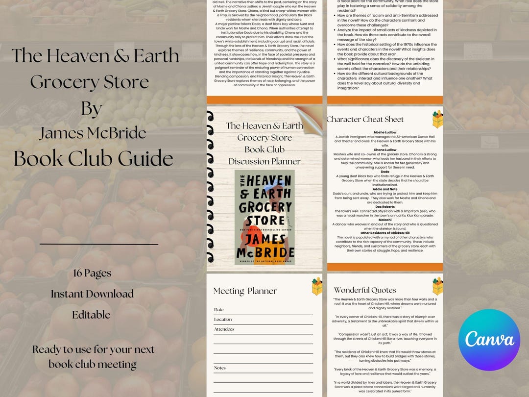 The Heaven & Earth Grocery Store by James Mcbride, Book Club Guide ...