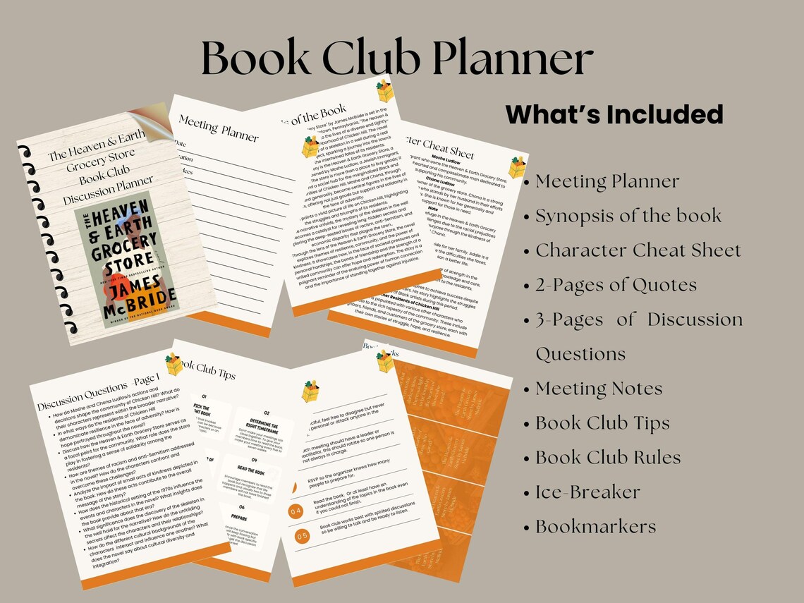 The Heaven & Earth Grocery Store by James Mcbride, Book Club Guide ...
