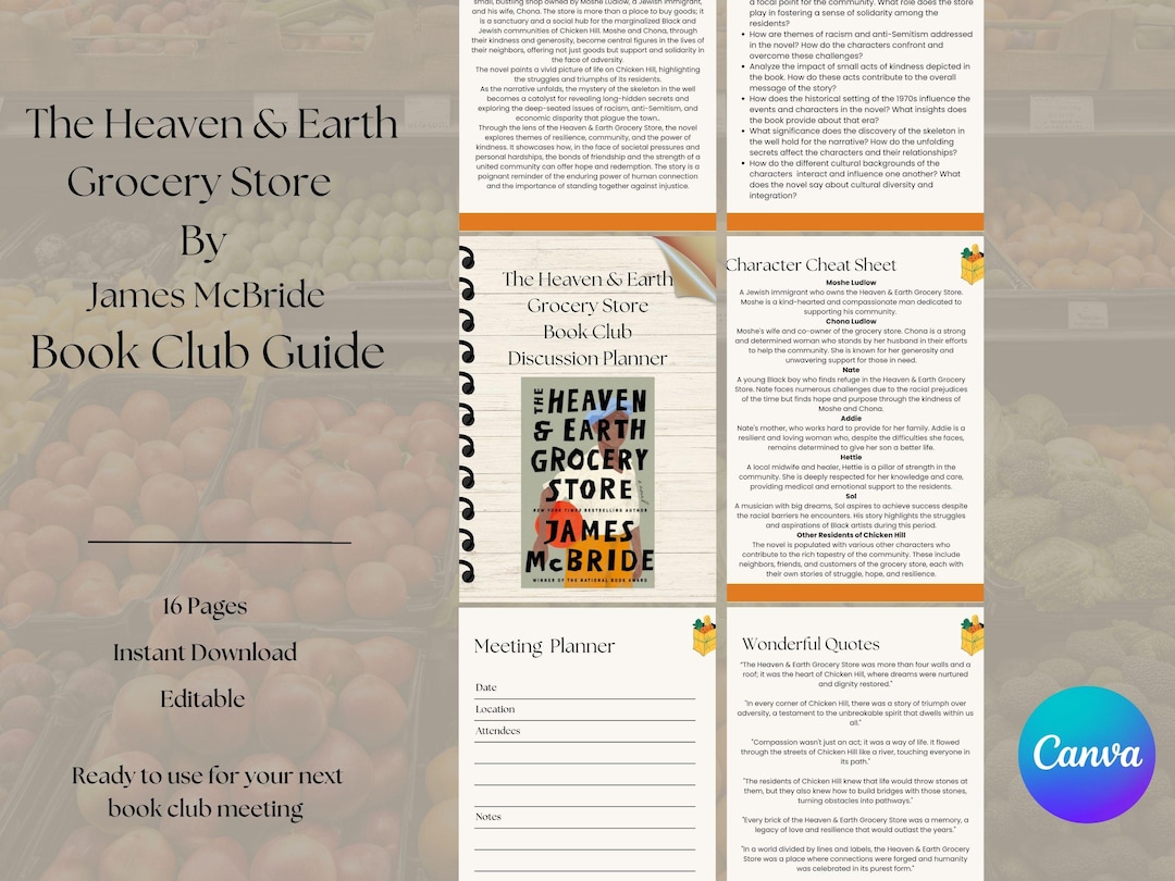 The Heaven & Earth Grocery Store by James Mcbride, Book Club Guide ...