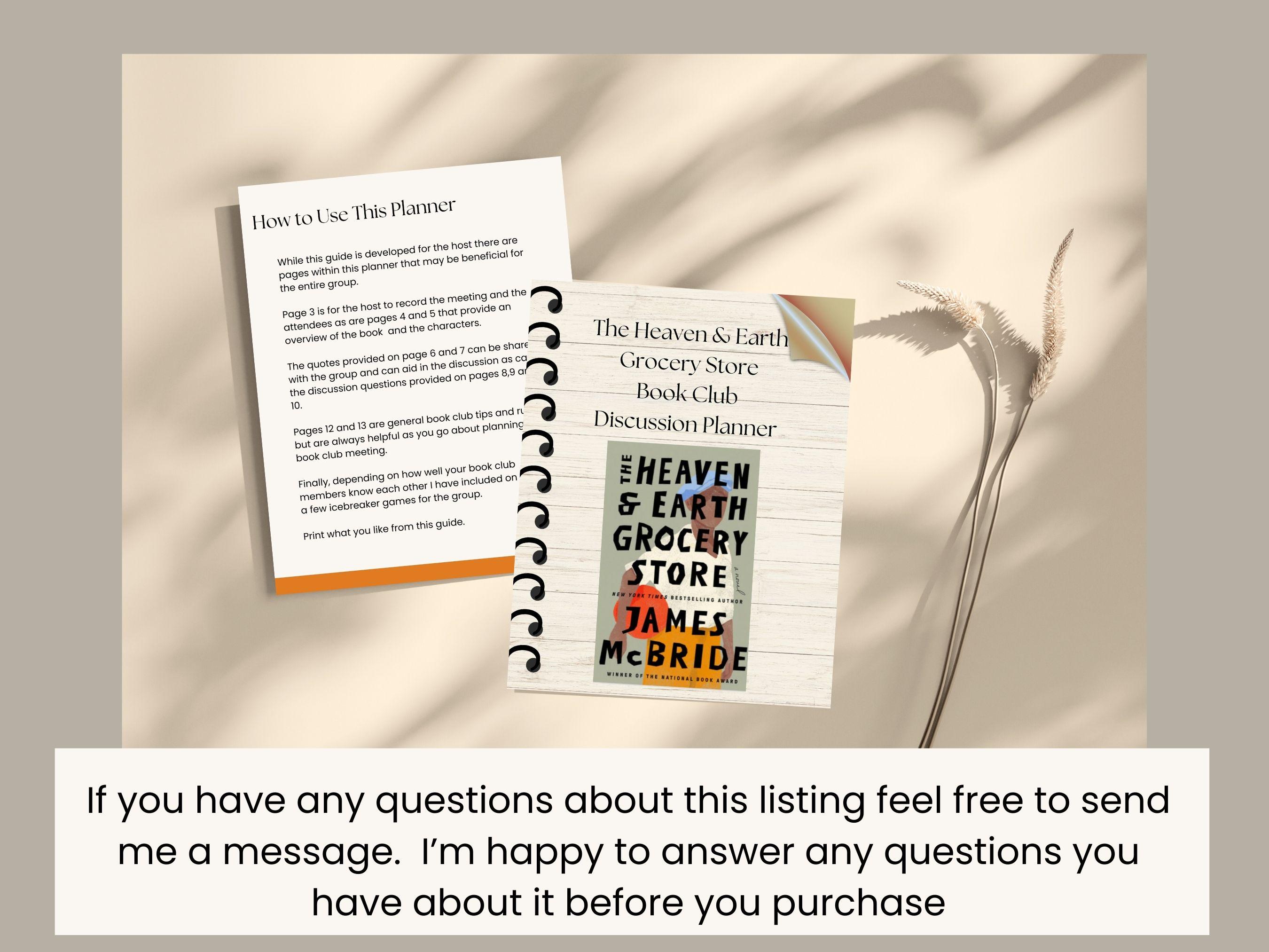 The Heaven & Earth Grocery Store by James Mcbride, Book Club Guide ...
